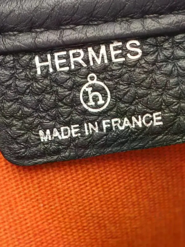 Hermès 2010 Petite Ash Caban Etoupe Cut-out Tote Bag