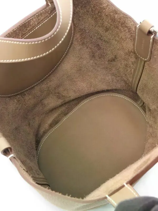Hermès In The Loop Leather Handbag - Neutrals