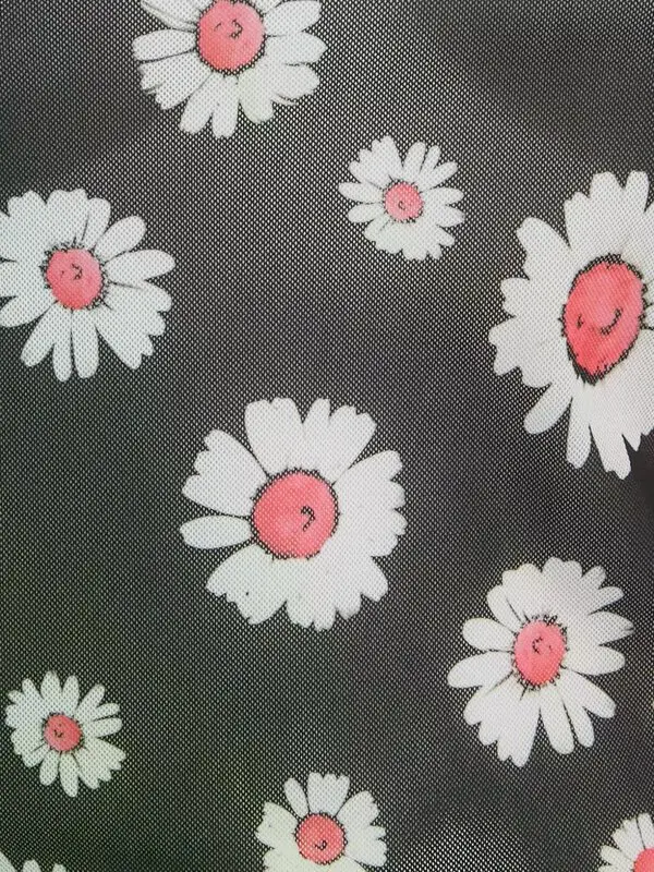 MOLLY GODDARD Floral-print Mesh Top