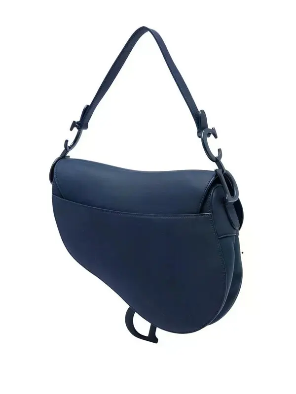 Dior 2019 Ultra Matte Calfskin Saddle Bag Shoulder Bag
