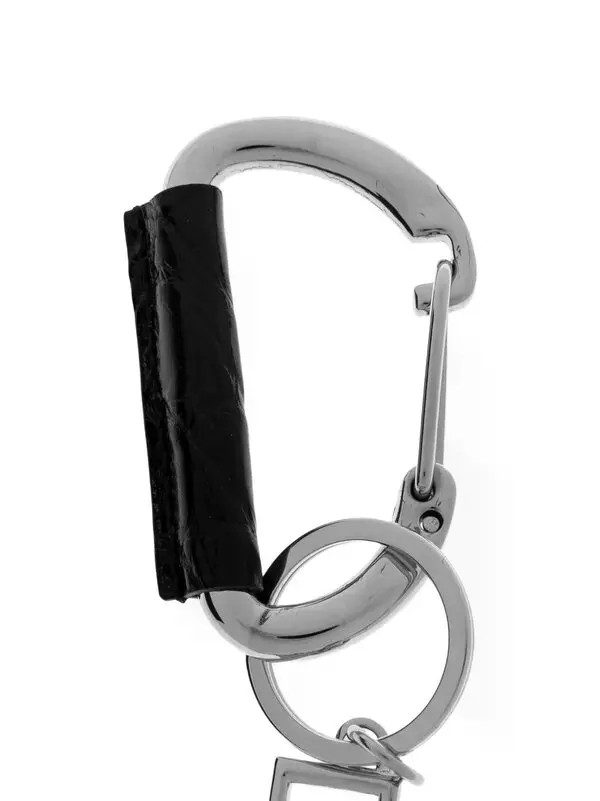 Dolce & Gabbana Logo Keychain - Silver