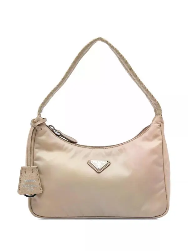 Prada 2019-2026 Mini Tessuto Re Edition 2000 Shoulder Bag - Neutrals