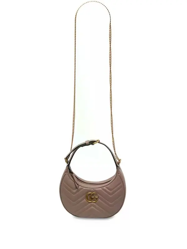 Gucci 2000-2015 Mini Gg Marmont Half Moon Satchel