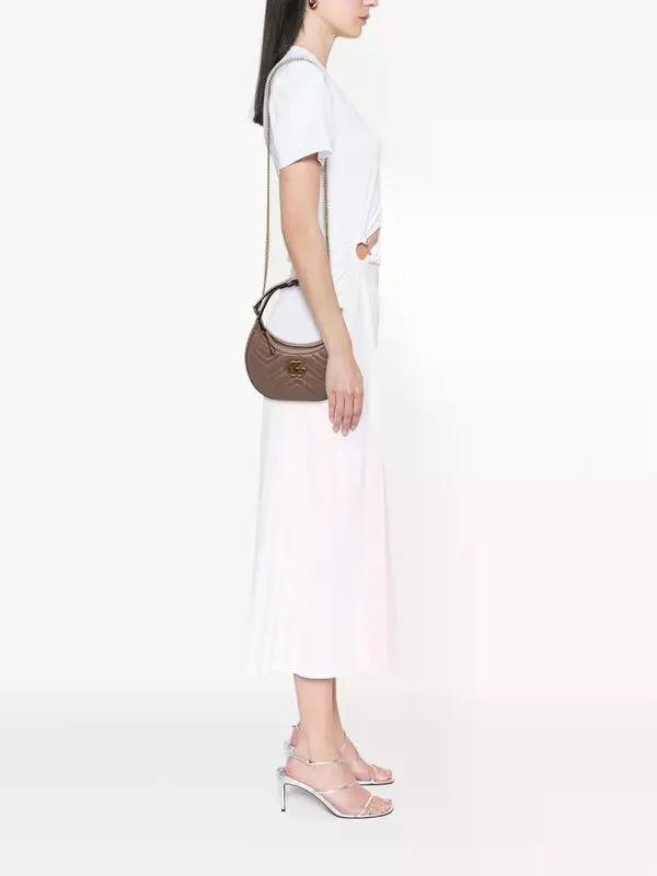 Gucci 2000-2015 Mini Gg Marmont Half Moon Satchel