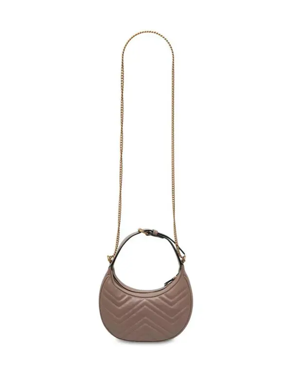 Gucci 2000-2015 Mini Gg Marmont Half Moon Satchel