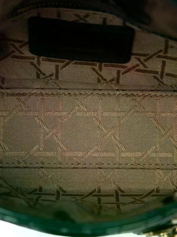 Dior 2019 Mini Patent Cannage Lady Satchel