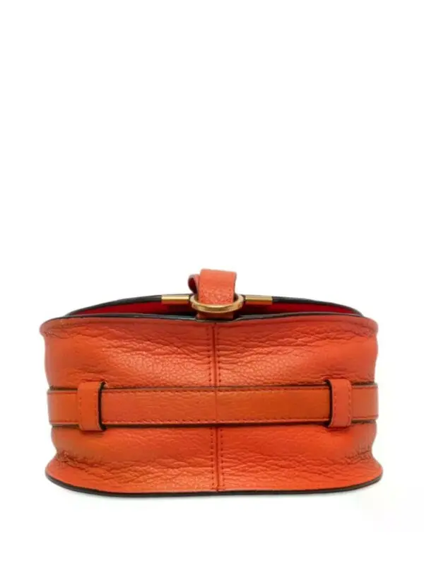 Chloé 2021 Small Grained Leather Marcie Saddle Crossbody Bag