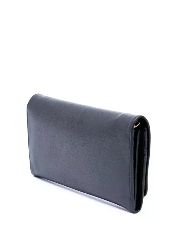 Prada 2010-2026 Saffiano Wallet On Chain Crossbody Bag