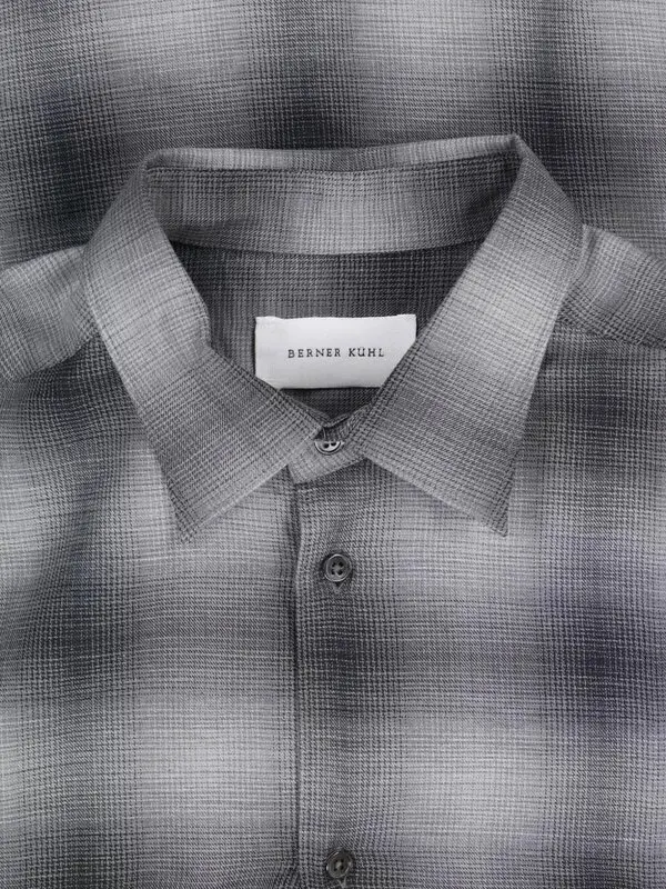 BERNER KUHL Check-pattern Long-sleeve Shirt