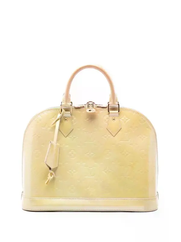 LOUIS VUITTON 2010 Monogram Vernis Alma Pm Handbag - Neutrals