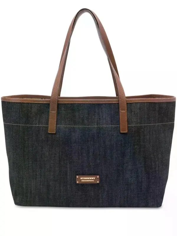 Burberry 2000-2017 Denim Tote Bag