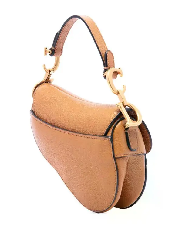 Dior 2021 Micro Goatskin Saddle Bag Satchel