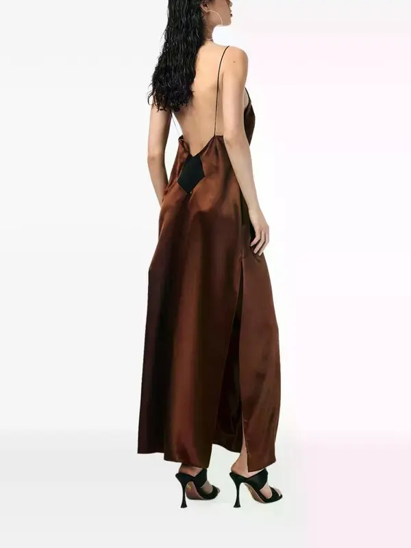 ANDRA ANDREESCU Noemie Silk Maxi Dress