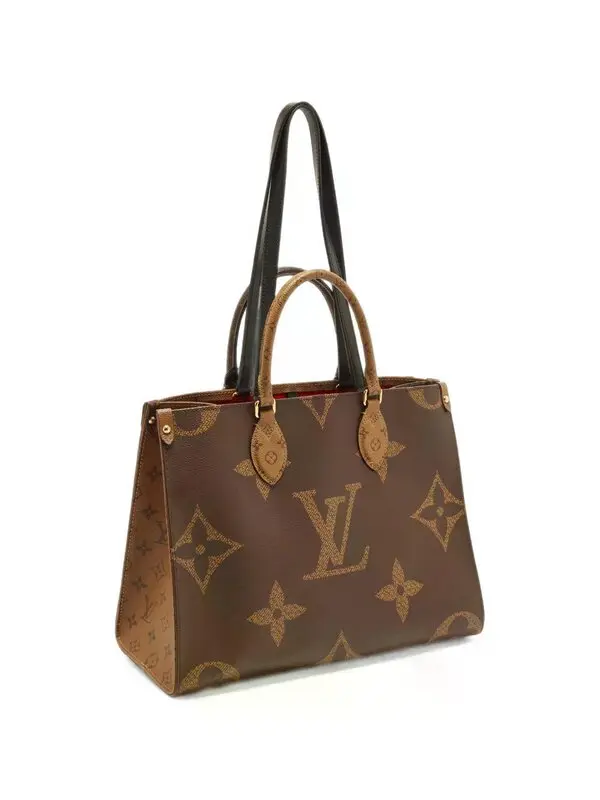 LOUIS VUITTON Onthego Mm Monogram Giant Reverse Tote Bag