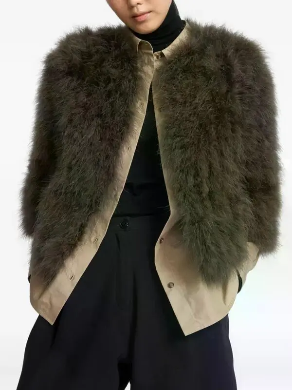 YVES SALOMON Feather-embellished Jacket