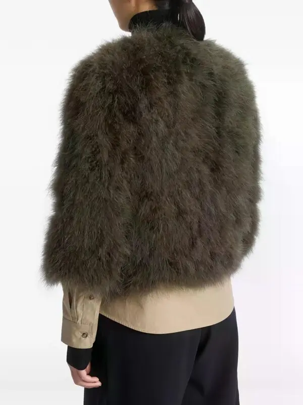 YVES SALOMON Feather-embellished Jacket