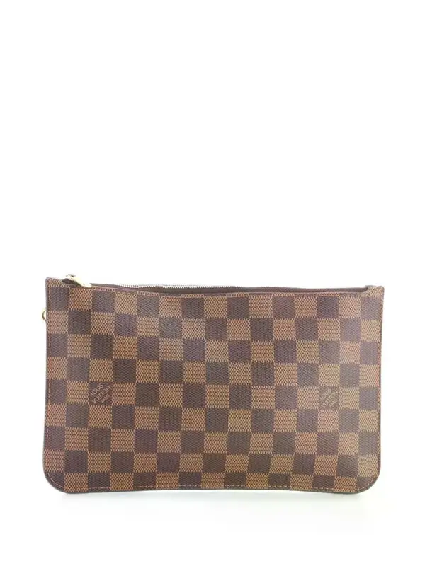 LOUIS VUITTON Neverfull Pochette Damier Large Pouch