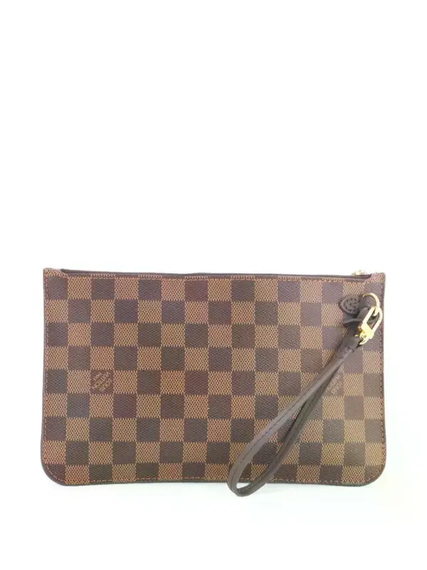 LOUIS VUITTON Neverfull Pochette Damier Large Pouch