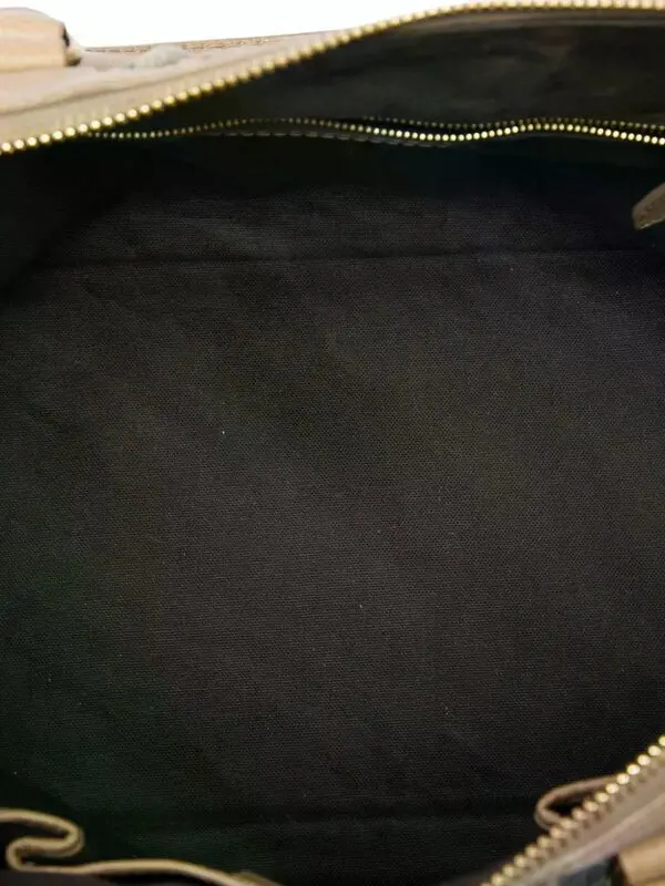 Burberry 2000-2017 Smoke Check Coated Canvas Gilmoure Satchel