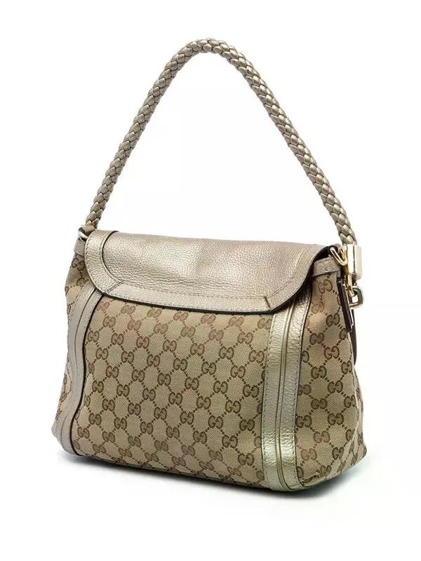 Gucci 2016-2026 Gg Canvas Bella Flap Satchel