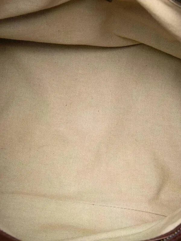 Burberry 2000-2017 Mega Check Canvas Lowry Satchel