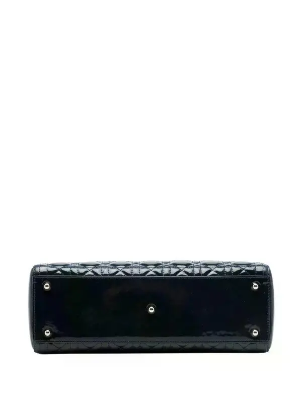 Dior 2011 Large Patent Cannage Lady Satchel
