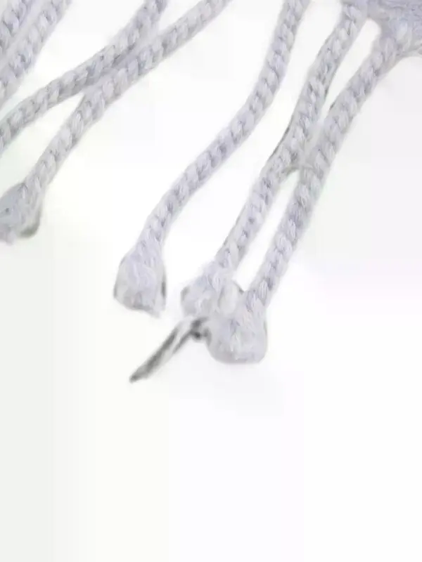 LOUIS VUITTON Monogram Fringe Scarf