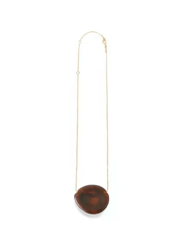 JOSEPH Bean Resin-pendant Chain Necklace