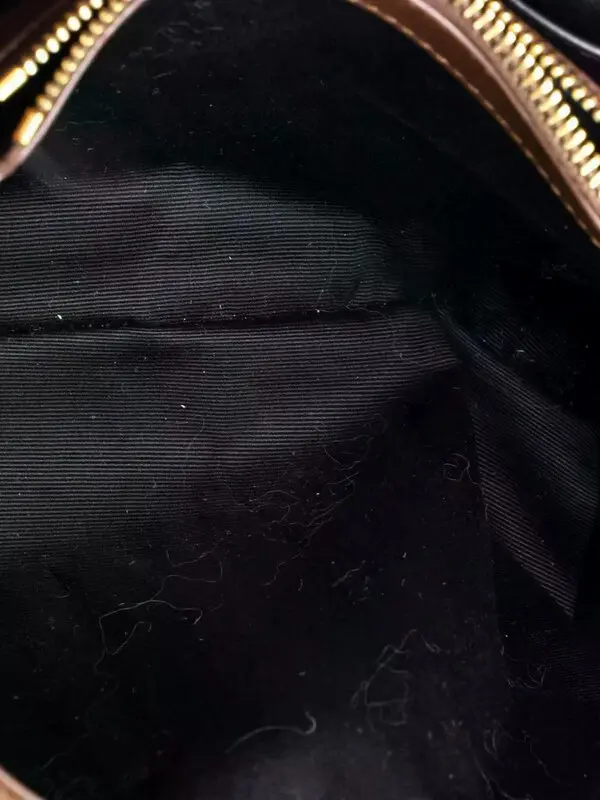 Saint Laurent Loulou Matelasse Chevron Suede Small Shoulder Bag