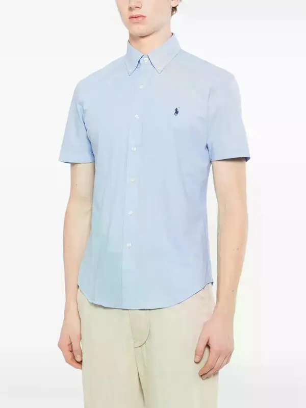 Polo Ralph Lauren Embroidered-logo Short-sleeve Shirt