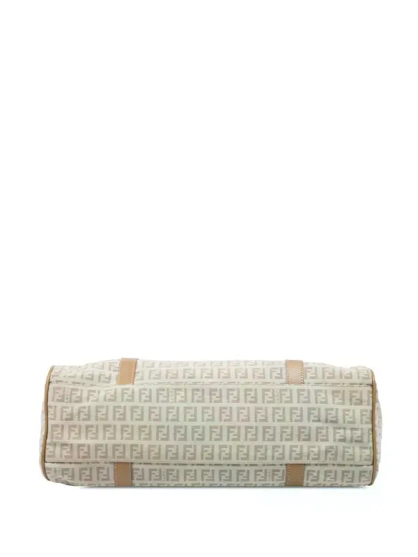 Fendi 2000-2010 Zucchino Canvas Shoulder Bag