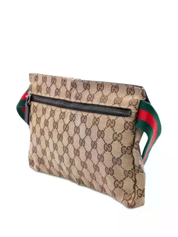Gucci 2016-2026 Gg Web Double Canvas Belt Bag