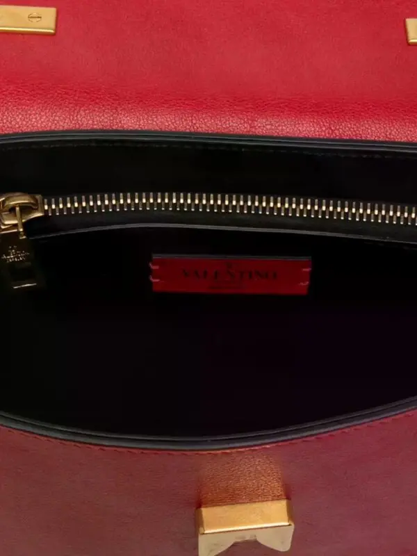 Valentino Garavani 2000-2017 Medium Vring Calfskin Satchel Bag