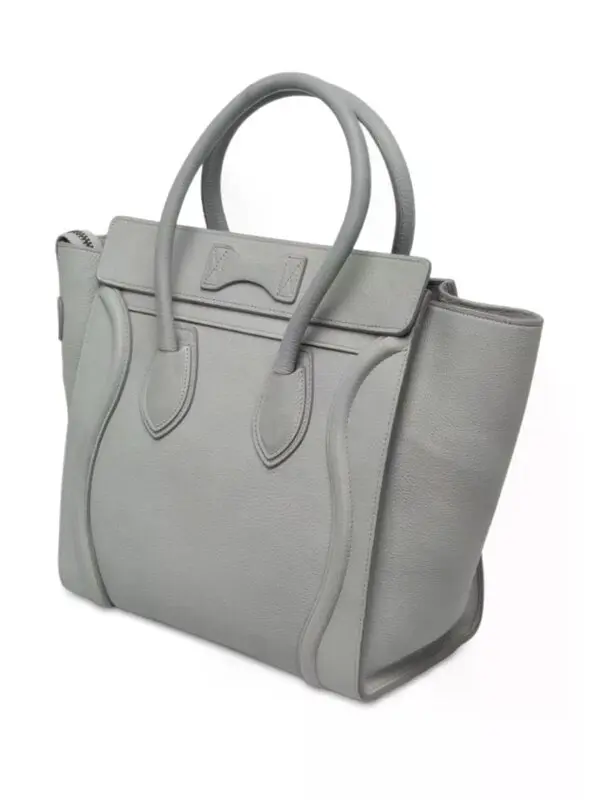 Celine 2017 Micro Calfskin Luggage Tote Bag