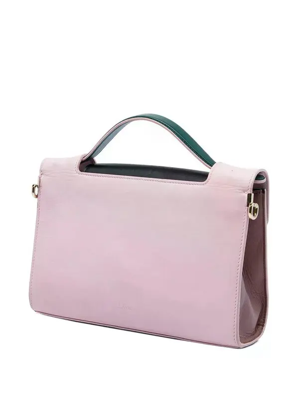 Dior 2016 Mini Tricolor Leather Diorever Top Handle Bag Satchel - Multicolour