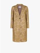 Dries Van Noten Tailored Paisley Jacquard Coat - Multicolor