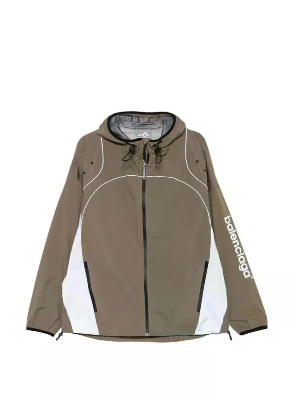 Balenciaga Logo-print Panelled Jacket