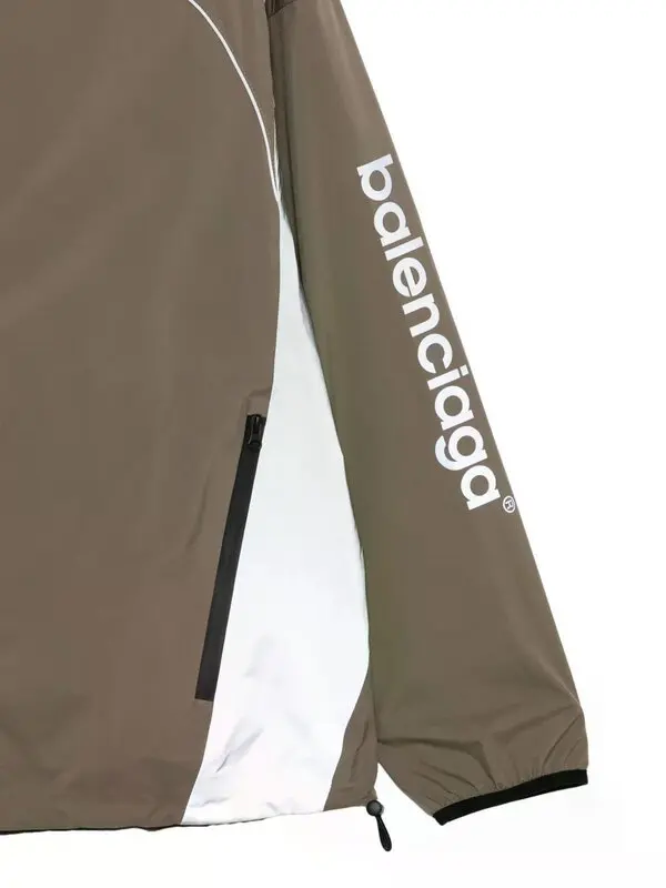 Balenciaga Logo-print Panelled Jacket