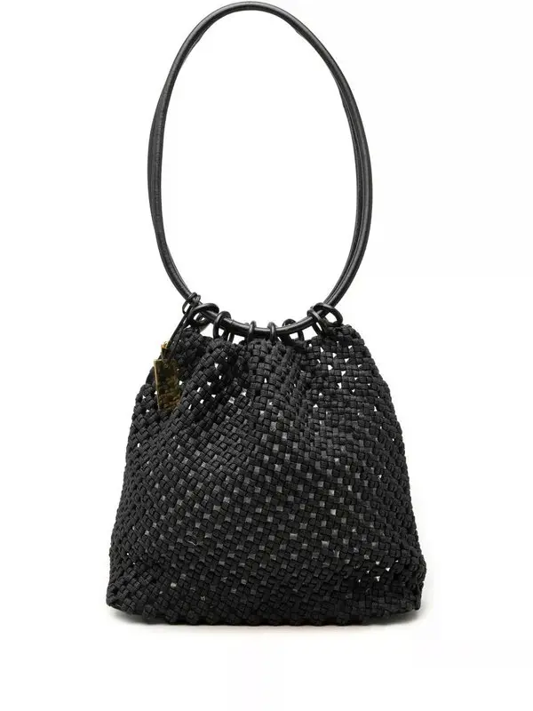 Gucci 2000-2015 Woven Canvas Shoulder Bag