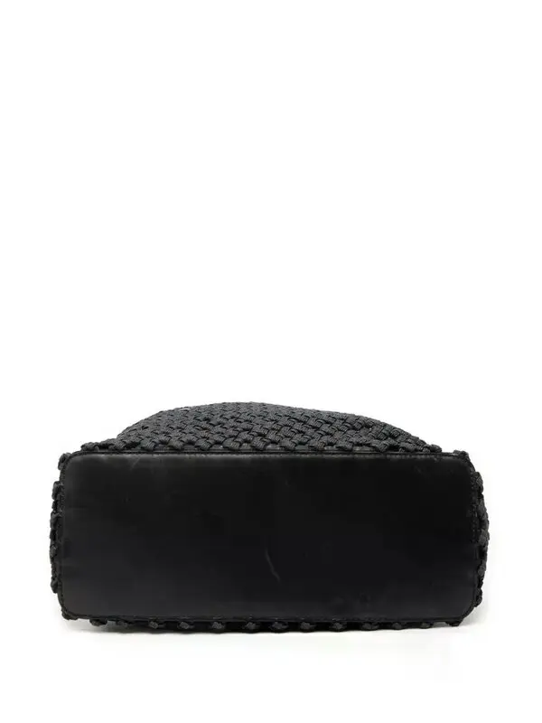 Gucci 2000-2015 Woven Canvas Shoulder Bag