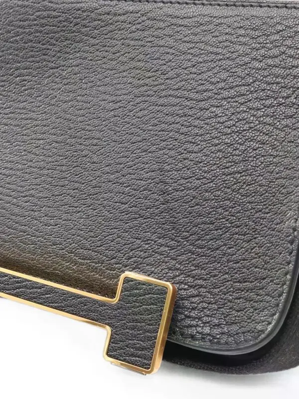 Hermès Geta Leather Shoulder Bag
