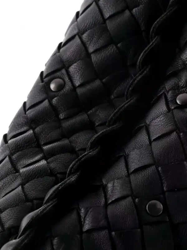 Bottega Veneta Veneta Intrecciato Nappa Large Hobo Bag - Black