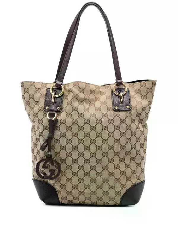 Gucci 2016-2026 Gg Canvas Gg Charm Tote Bag