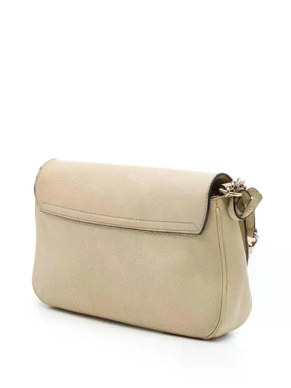 Gucci 2016-2026 Medium Calfskin Soho Chain Flap Crossbody Bag - Brown