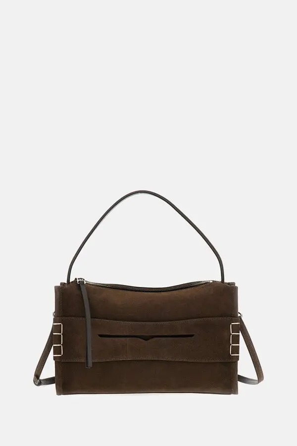 JW Anderson Suede Leather Loafer Bag - Multicolor