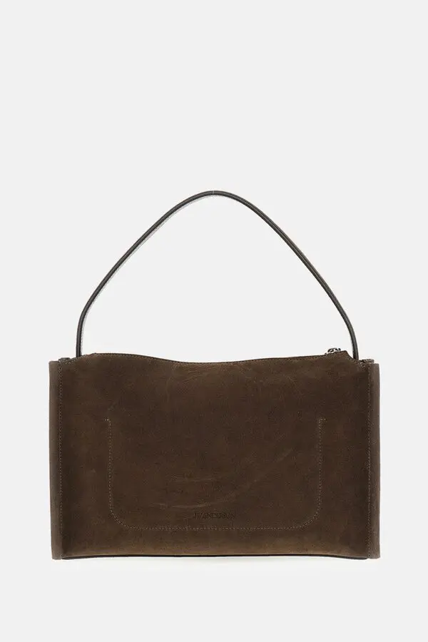 JW Anderson Suede Leather Loafer Bag - Multicolor