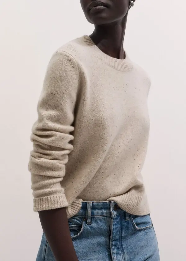 ME+EM Relaxed Crop Sweater