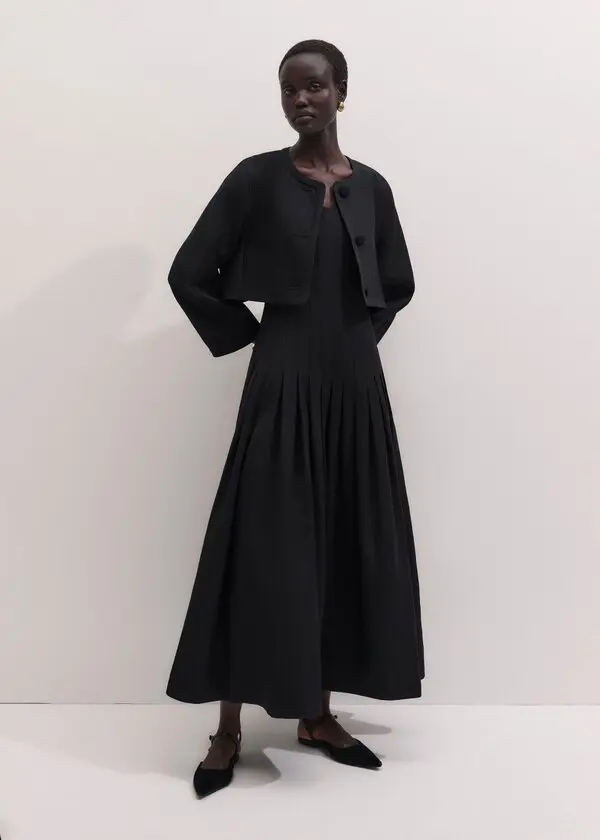 ME+EM Structured Strappy Maxi Dress