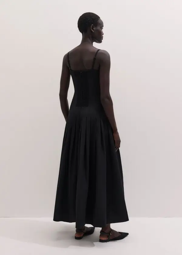 ME+EM Structured Strappy Maxi Dress