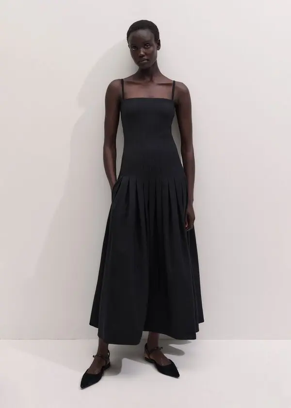 ME+EM Structured Strappy Maxi Dress